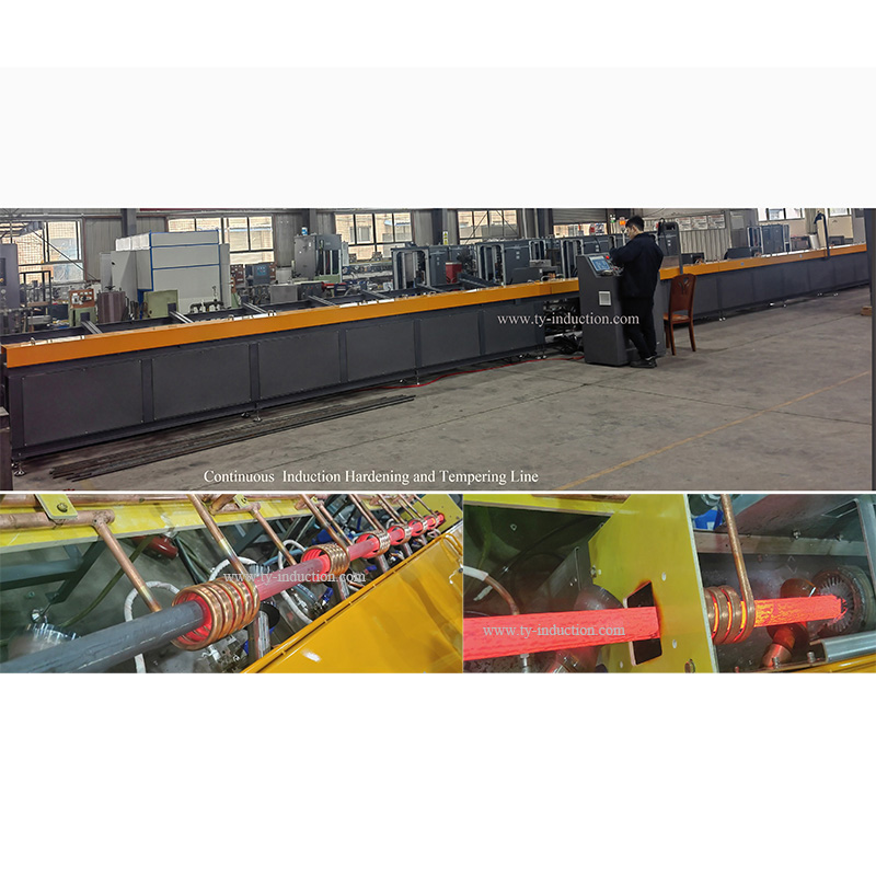 Advanced Quenching and Tempering Line with Induction Heating